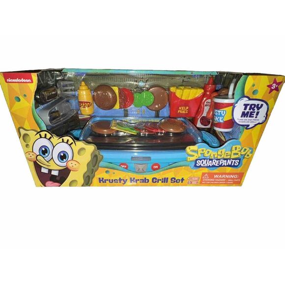 Nickelodeon | Toys | Spongebob Squarepants Krusty Krab Grill Set Sizzle ...